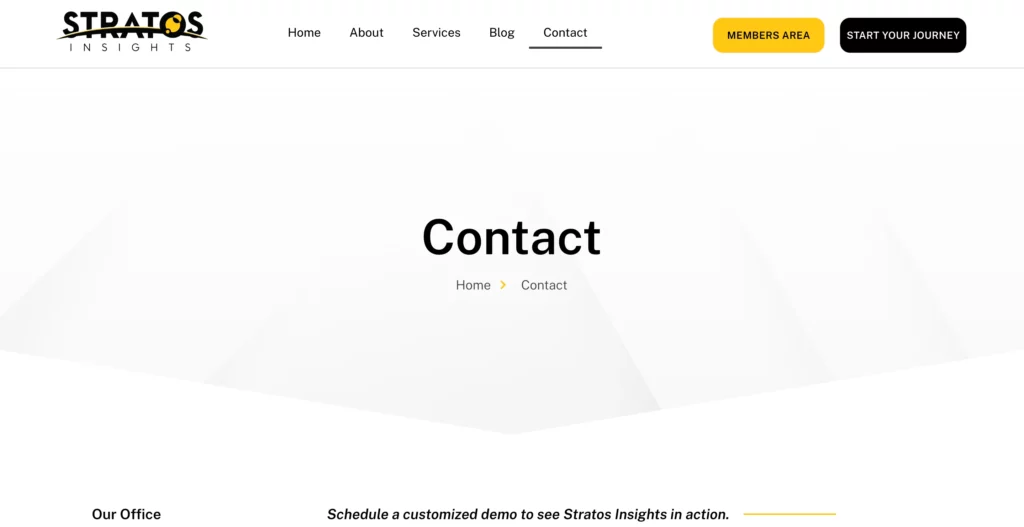Contact - Stratos Insights